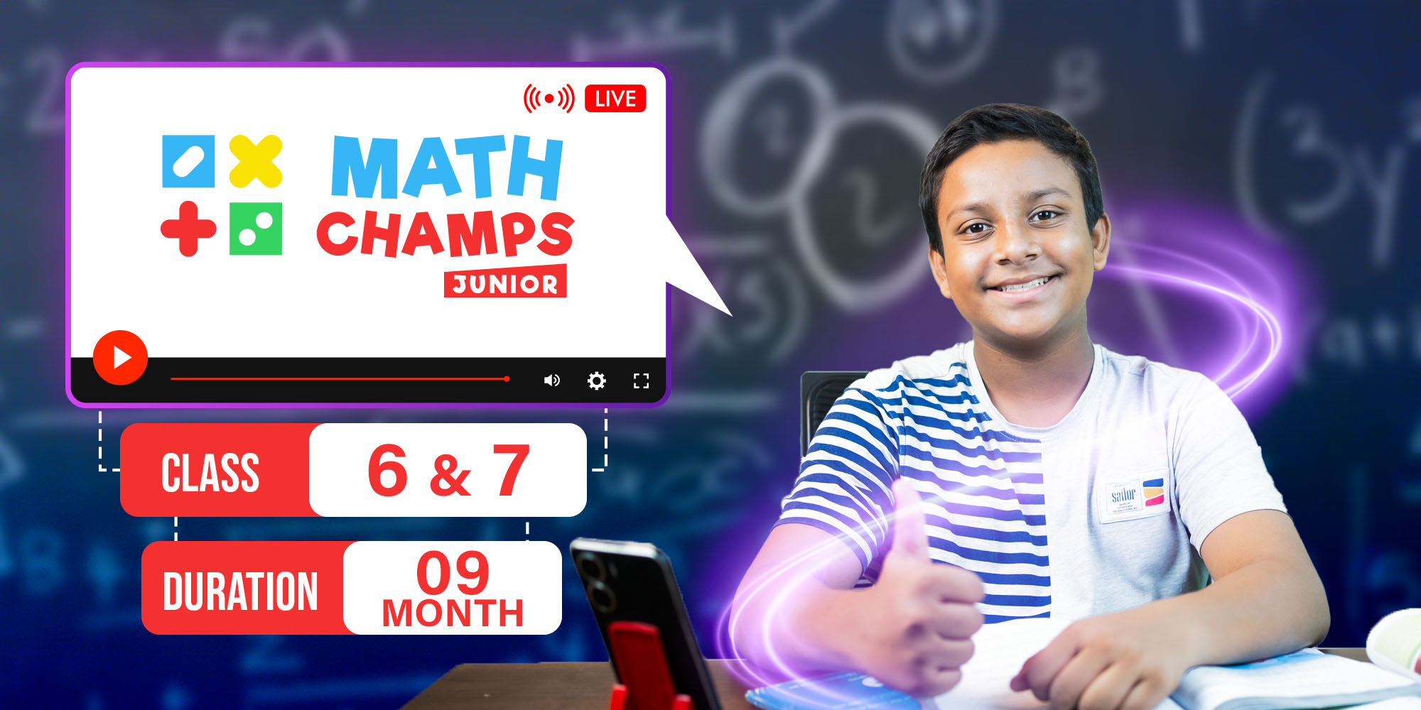 Online Math Learning Course for Class 6 & 7